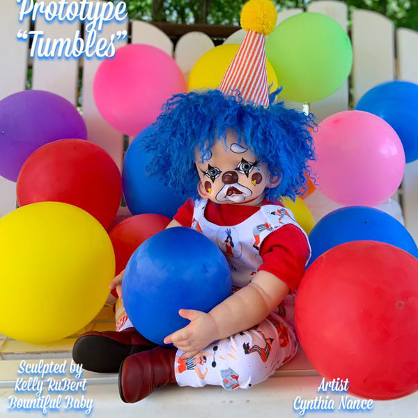 ^*Tumbles, by Kelly RuBert (20-21" Reborn Clown Kit) - Bountiful Baby ...